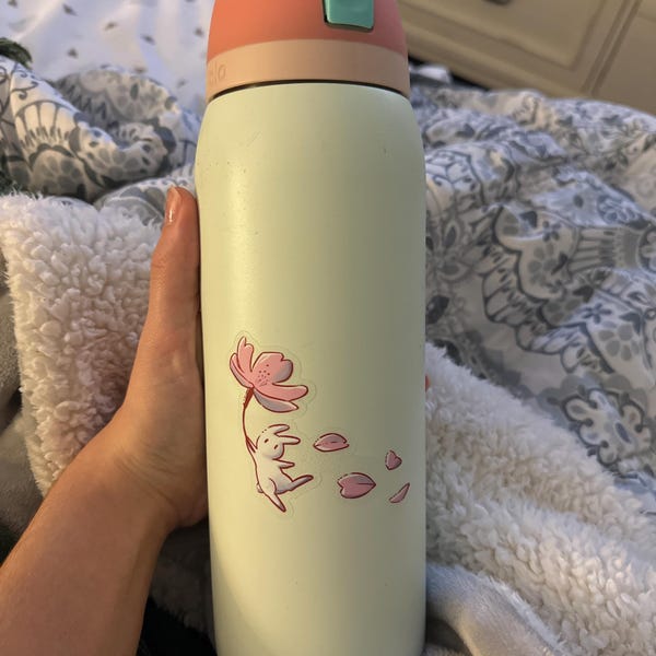 Thinking Thonking Cat Sticker | Loading Icon | Sticker for Waterbottle ...