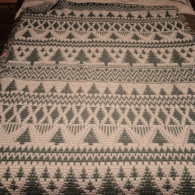 Diamond Knots Overlay Mosaic Crochet PATTERN ONLY Digital Download - Etsy