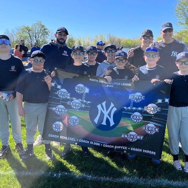 Custom Baseball Team Banner, 13oz Vinyl, Outdoor Sports - Etsy