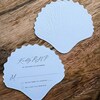 Luxurious Seashell Coastal Wedding Invitation, Blind Pressed Seaside ...