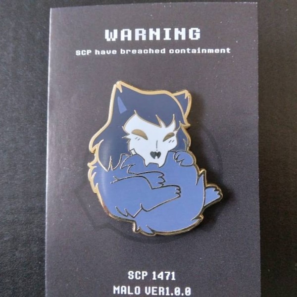 Mal0 SCP - 1471 Hard Enamel Gold Pin - Etsy