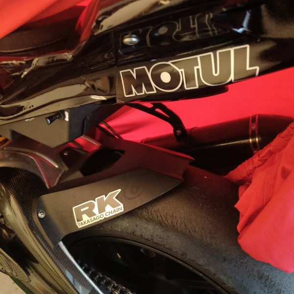 Motorcycle Wheel Stickers Decals Set Rim Stripes Race Motorbike for BMW ...