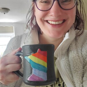 MN Gnome Mug With Red Hat - Etsy