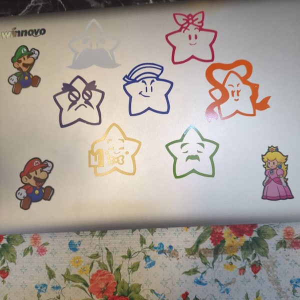 PAPER MARIO Vinyl Decal From Super Mario Bros. Sticker for Almost ...
