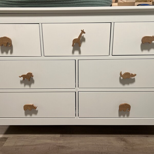 Safari Animal Drawer Knobs Safari Nursery Decor, Jungle Nursery Decor ...