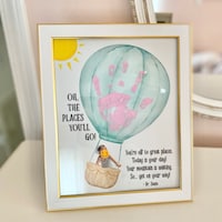 Oh the Places You'll Go Handprint Craft for Kids, Dr Seuss Crafts for ...