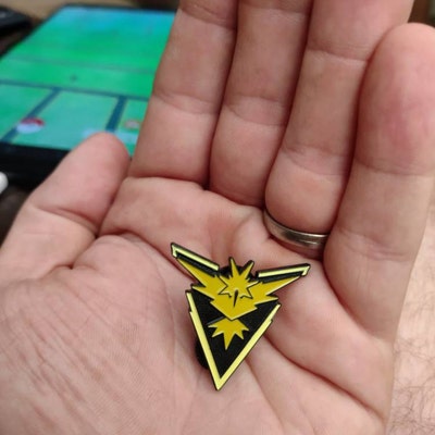 Pokemon Go Pin Team Instinct Lapel Pin Hat Pin Bag Pin - Etsy
