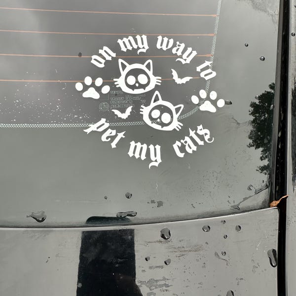 Support Your Local Cryptids Bumper Decal, Spooky Car Accessories ...