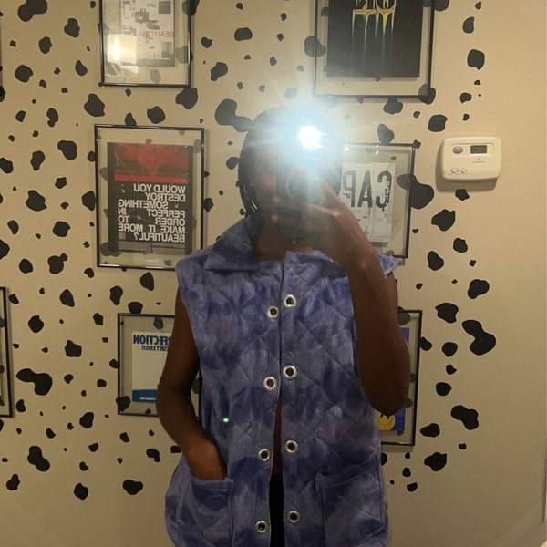 Quilted Gilet Sewing Pattern Denim Vest Pattern | XS-XXXL | Instant ...