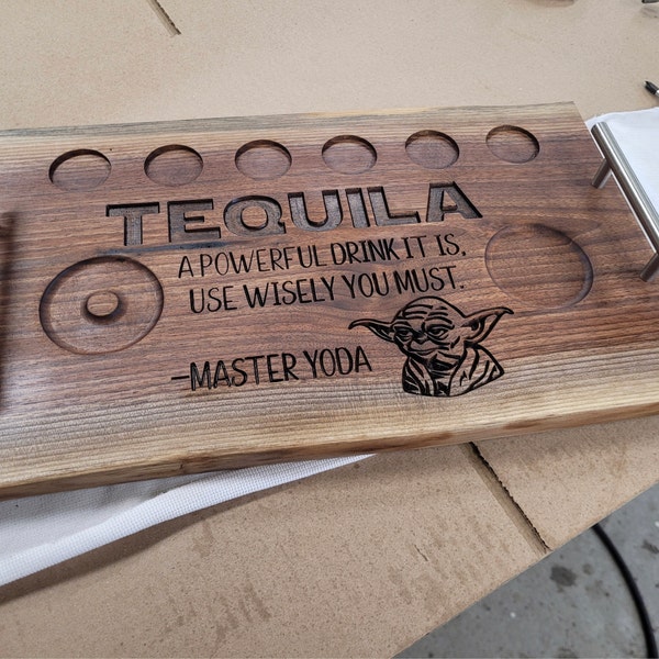 Personalized Tequila Flight Board, Tequila Gift Set, Personalized Live ...