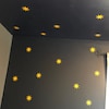 Gold Ceiling Decals. 2 Inch Stars. 8 Point Star Decals. Geometric Wall ...