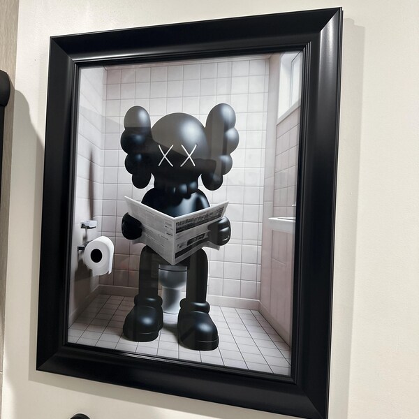 Hyepbeast Kaws Pink Poster Set of 3, Digital Download, Kaws Print ...