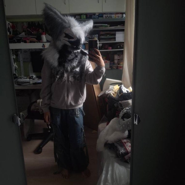 Digital Item!! Dino Mask Raptor Fursuit Hood Pattern + Tutorial ~ PDF ...