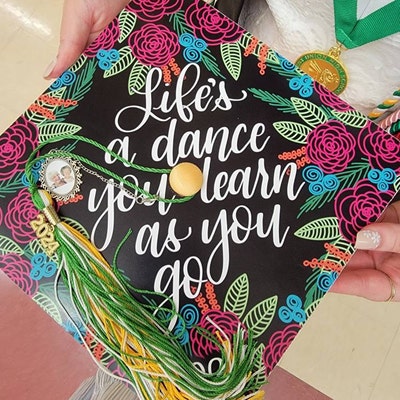 Football Athlete Touch Down Grad Cap Topper Graduation Gift Tassel ...