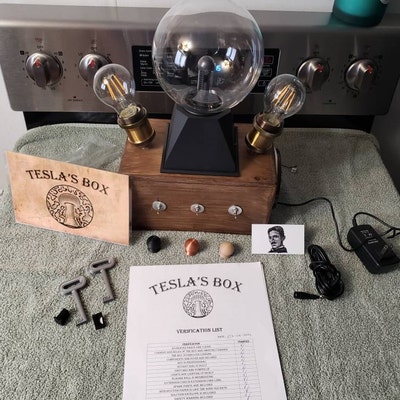 Tesla Box Mystery Puzzle Box Home Adventure Escape Game Cluebox - Etsy