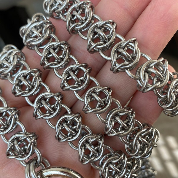 Handmade Heavy Duty Chainmaille Celtic Visions Unisex Wallet Chain - Etsy