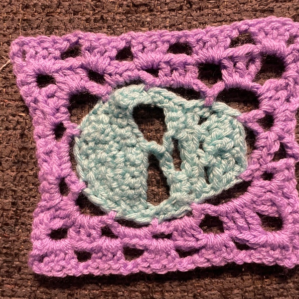 Granny Goth Skully Square - Etsy