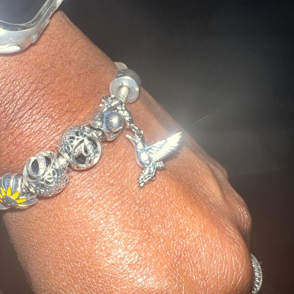 Turkey Flag Heart Charm for Bracelet, Heart Dangle Charm for Bracelet ...