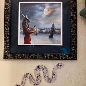 Deer Mother / Yule Card / Winter Solstice / Christmas Card - Etsy