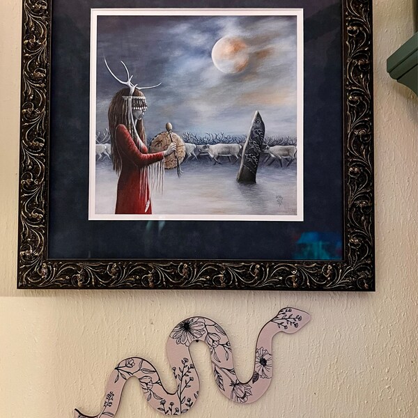 Deer Mother / Yule Card / Winter Solstice / Christmas Card - Etsy