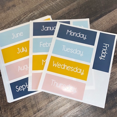 Modern Terrazzo Whiteboard Cling Borders Reusable Borders Modern ...