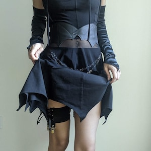 BAT COLLAR MESH Top, Vampire, Bat Wing Top, Black Crop Top, Bat Costume ...