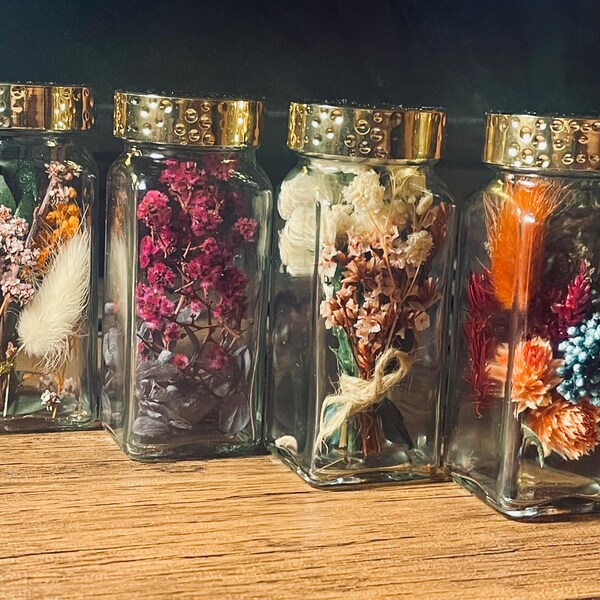 Blue Dried Flowers DIY Dried Flower Bouquet Create Your Own Dried ...