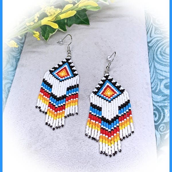 Luna Moth Bead Loom Bracelet Patterns Seed Bead Crescent Moon Native ...