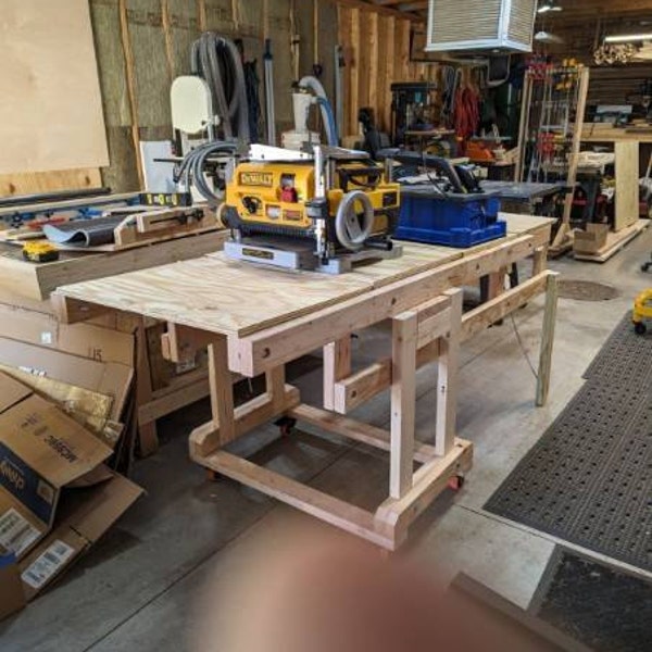 Transforming Shelf /workbench Plans, Convertible Table/shelf Build ...