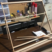 Huge Professional Weaving Loom Kit With Adjustable Stand (89 Cm X 87 Cm ...