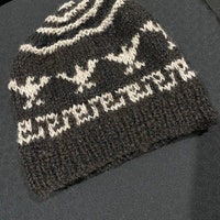 White Buffalo Pattern 16 Cowichan Salish Sweater Knit Cardigan Native ...