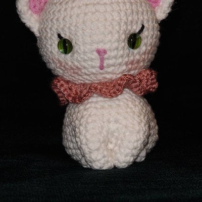 Kitty, the Little White Kitten Pattern Crochet Cat Pattern Amigurumi Cat Pattern Crochet White ...