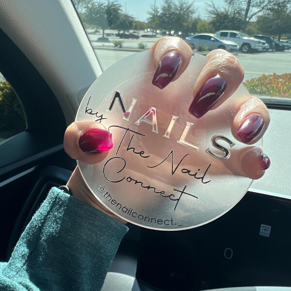 Nailfie Disc Personalized Nail Photo Prop Acrylic Photo Prop Social ...