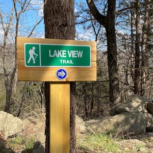 Personalized Hiking Trail Name Sign Aluminum Outdoor Signage - Etsy Canada