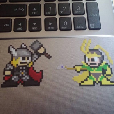 Thor 8-bit Vinyl Decal - Etsy