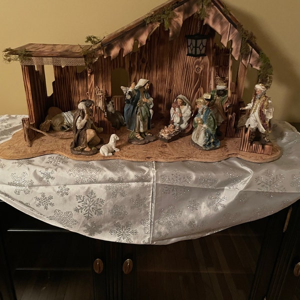Nativity Manger ,stable for Nativity,wood Nativity Stable, Manger ...