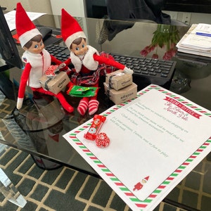 Christmas Elf Sized Elfazon Boxes amazon Elf Prop Idea - Etsy Australia