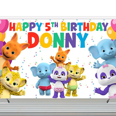 Word Party Backdrop, Word Party Backdrop Birthday, Word Party Party ...