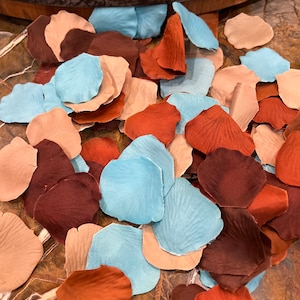 Silk Rose Petals, 100 Colors, Fabric Petals for Weddings, Aisles ...