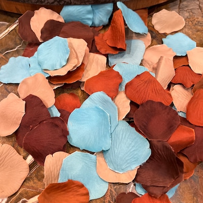 Silk Rose Petals, 100 Colors, Fabric Petals for Weddings, Aisles ...