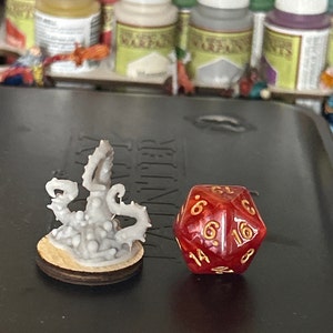 Leviathan Sea Monster Dnd Miniature RPG Mini Without Base. Escala 32mm ...