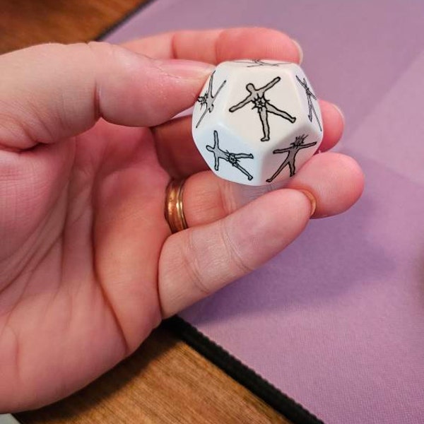 D12 Hit Location Dice Body Parts 28-30mm - Tabletop Craft Supply ...