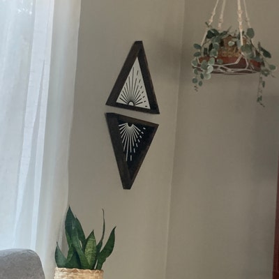 Triangle Ray Wood Sign - Etsy