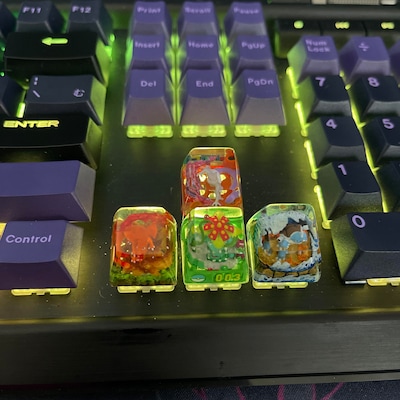Custom Artisan Keycap, ESC Resin Keycap, Resin Handmade Keycap, Keycaps ...