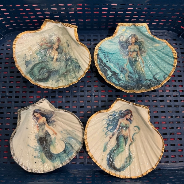 Mermaids Rice Paper for Decoupage: A4/A5 Collage Sheet - Etsy