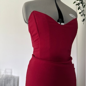 Women's Strapless Corset Bustier, Ladies Downloadable Printable PDF ...