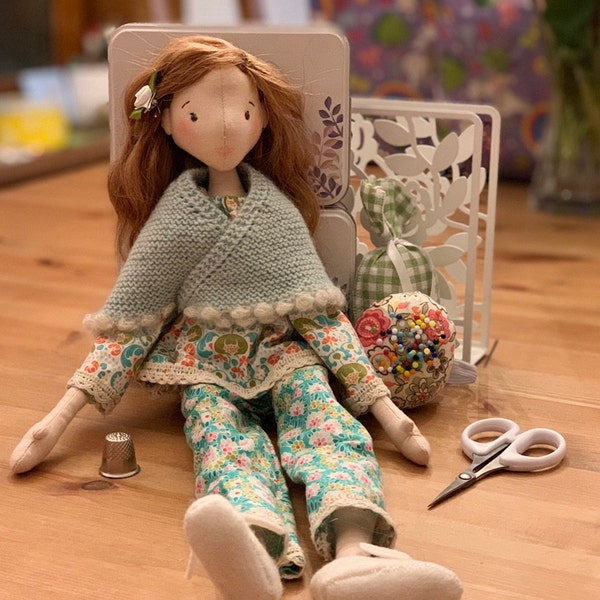 Bead Jointed Cloth Doll Sewing Pattern: Historical Style (digital ...