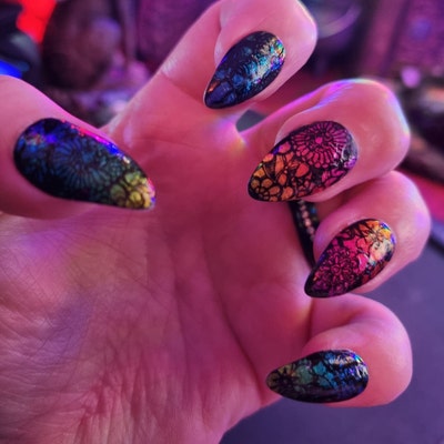 Car Themed Automotive Custom Nail Art Set for Petrolheads - Etsy