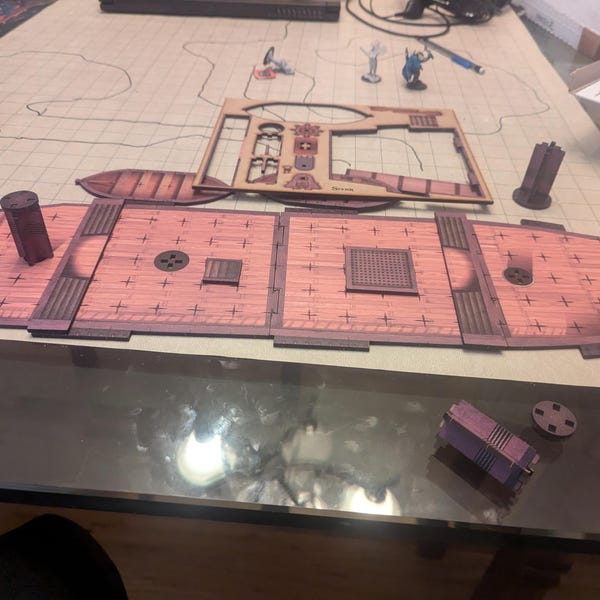 Giant Dnd Tavern Terrain Kit 129pc Double Side Printed on 1/8 MDF 11 ...