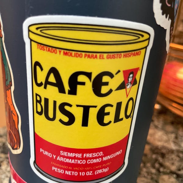 Cafe Bustelo Sticker L Coffee Sticker L Cafecito Sticker L - Etsy